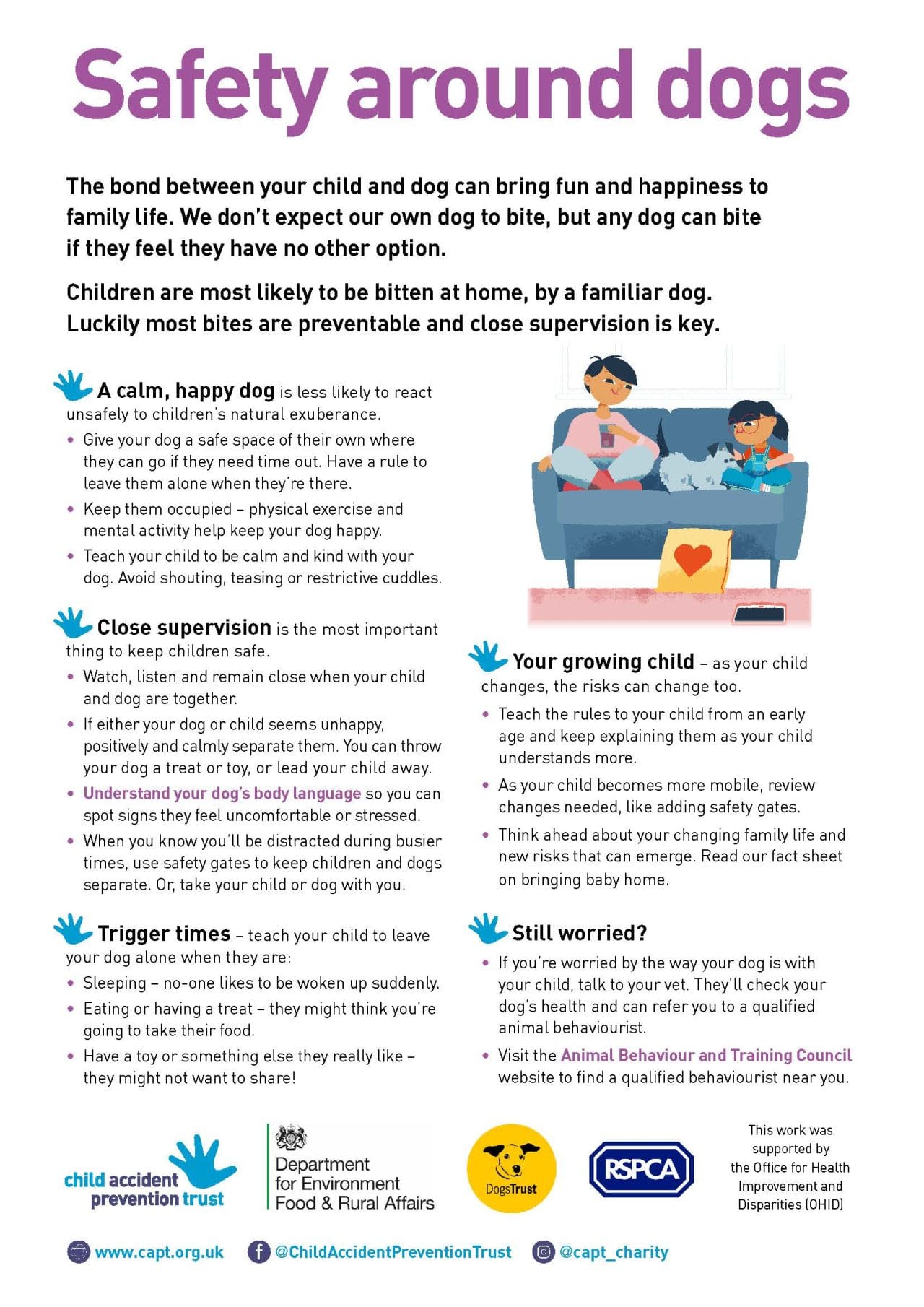 Dog and child safety | Cheltenham Animal Shelter